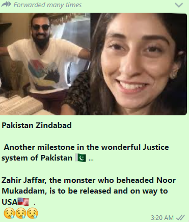 Zahir Jaffer has not been released - Soch Fact Check