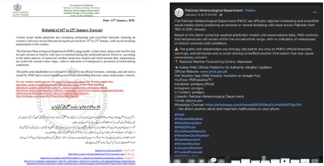 No, Lahore did not receive snowfall, and no forecast predicted it ...
