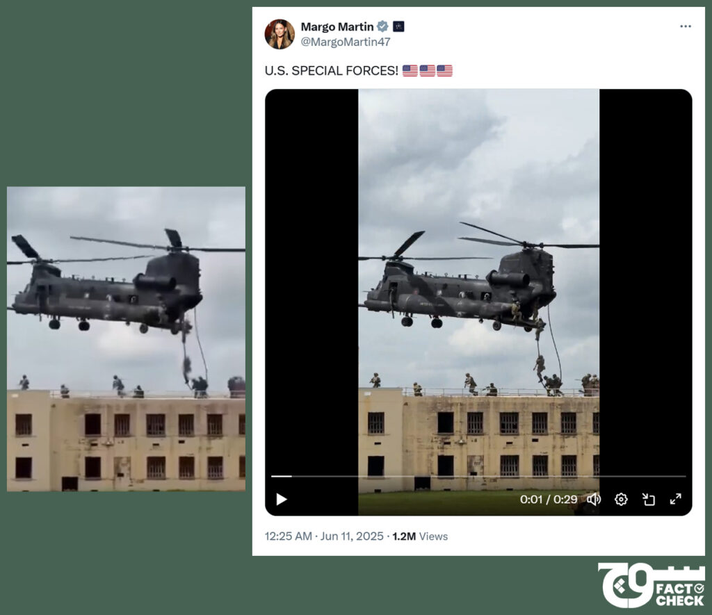 Does this visual show US raid in Venezuela to capture Maduro?